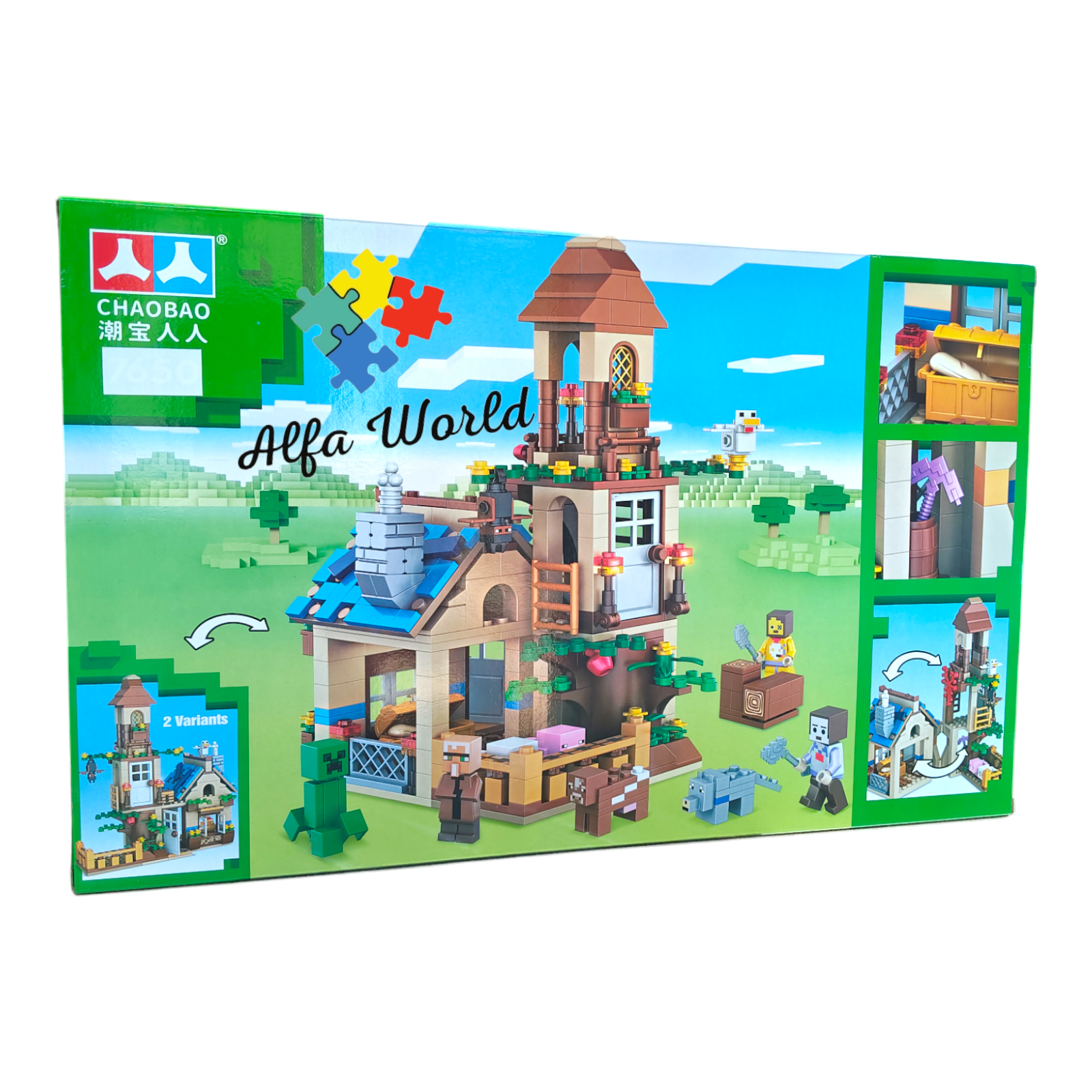 Mainan Anak ChaoBao My Word Big Size Block Brick DIY Minecraft Roblox ...