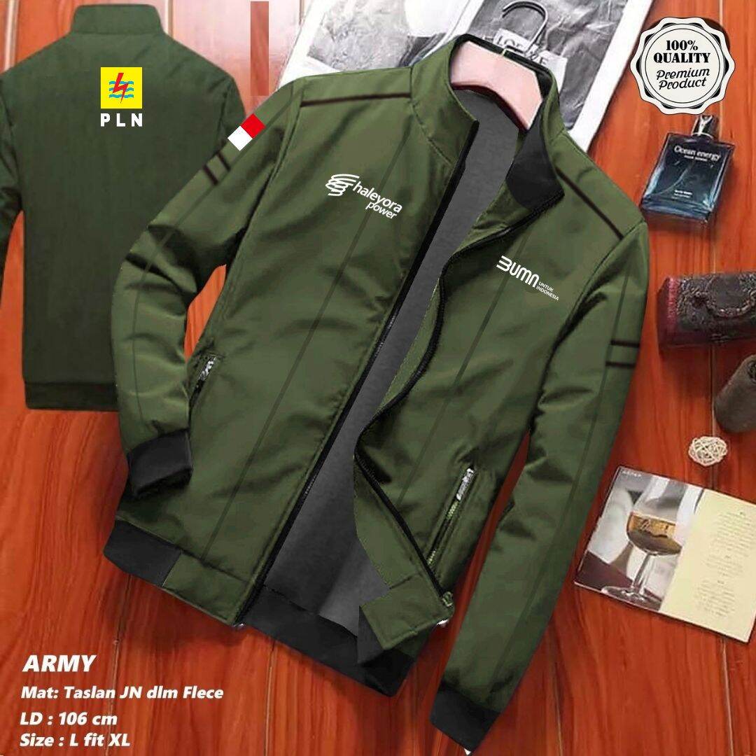 JAKET PLN BUMN HALEYORA POWER OUTDOOR WATERPROOF TERBARU | Lazada Indonesia