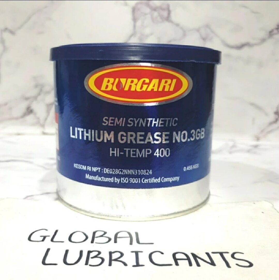 Burgari Hi-Temp 400 Lithium Grease/ Gemuk/ Stempet 455Gr (Gemuk Tahan ...