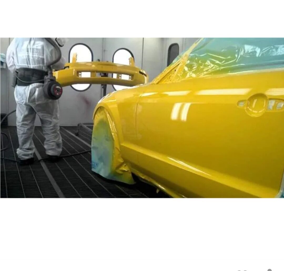 Cat Kuning lemon pu Cat kuning solid Cat Motor Mobil Dan Sepeda 1/2 ...