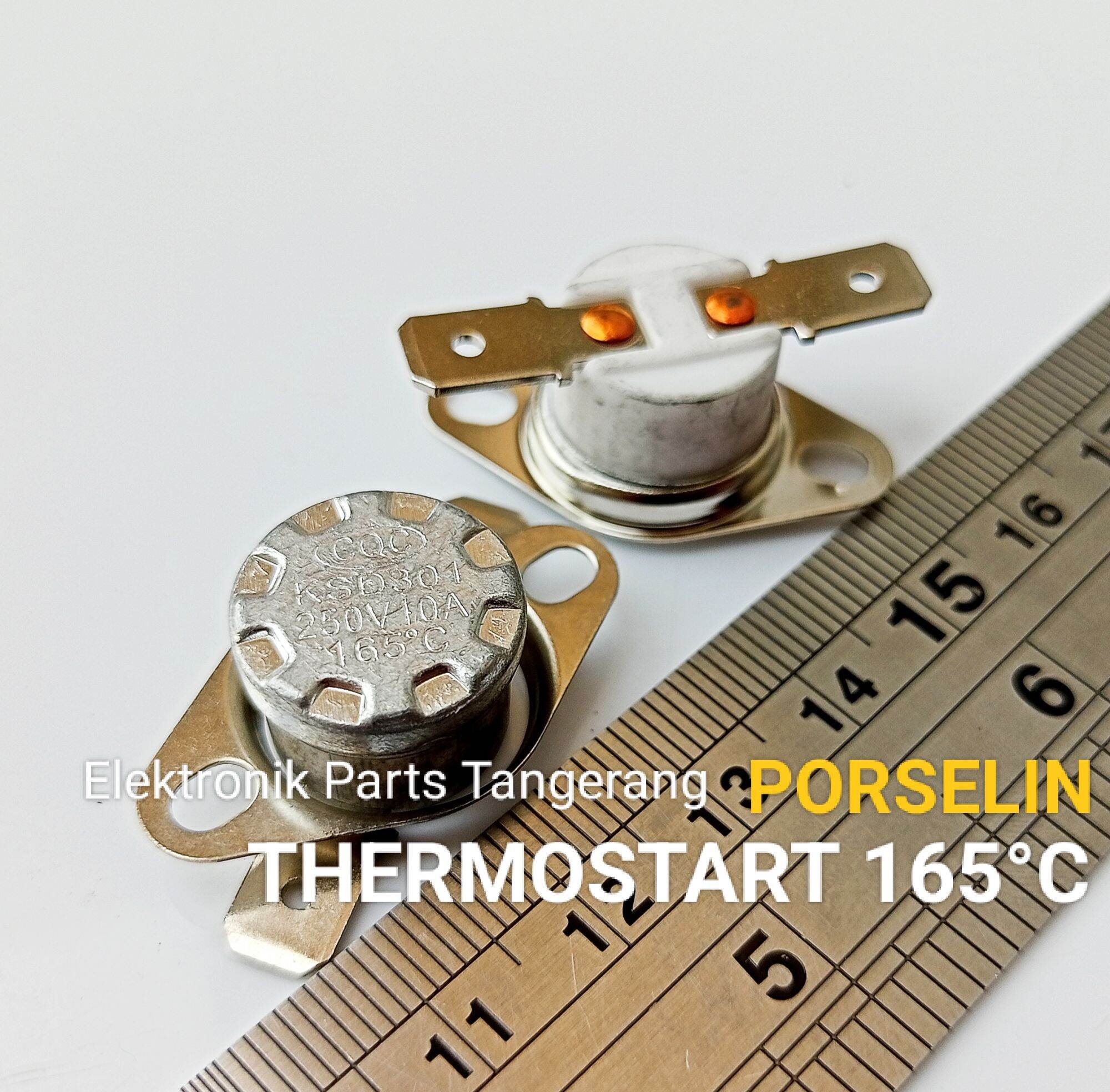 THERMOSTART 45°C Sampai 250°C 10A 250V TERMOSTAT 45C 50C 55C 60C 65C ...