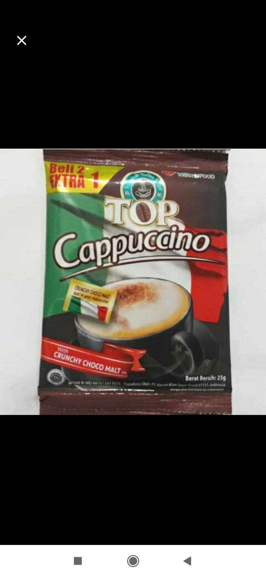 kopi top cappucino renceng 15 sachet | Lazada Indonesia