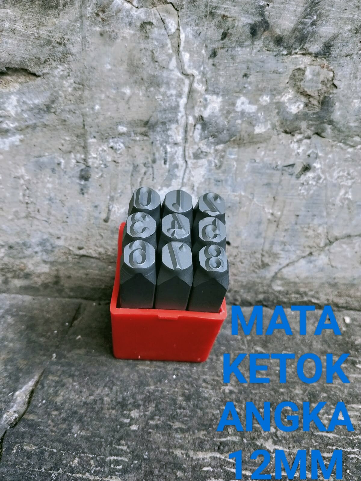 mata ketok rangka angka 12mm - angka ketok 0-9 12mm | Lazada Indonesia