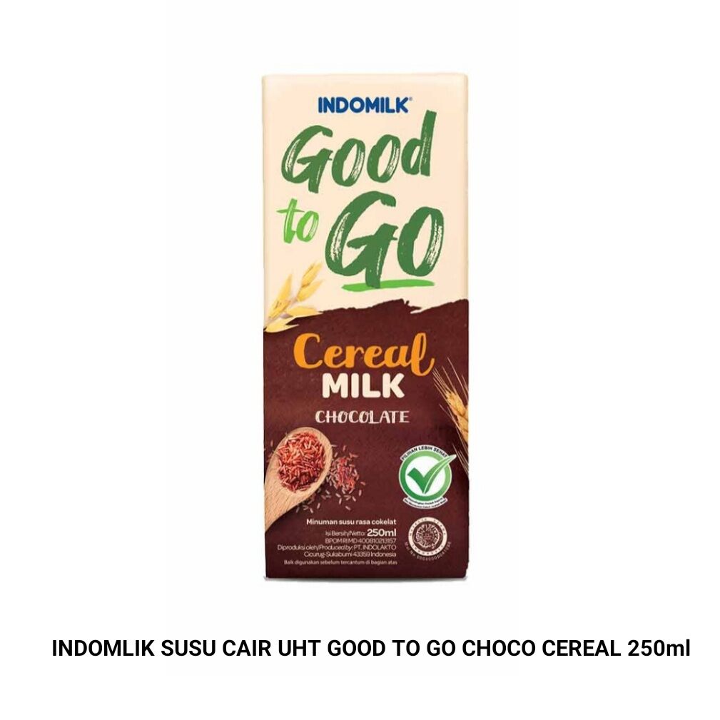 INDOMILK SUSU CAIR UHT GOOD TO GO CHOCO CEREAL 250ml | Lazada Indonesia