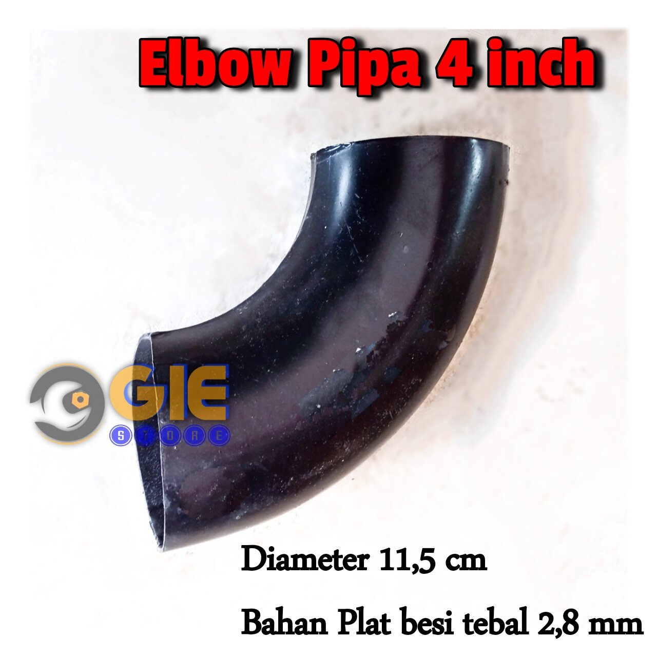 Elbow Keni Elbo besi pipa 4 inch in Aksesoris ornamen Pagar dan tralis ...
