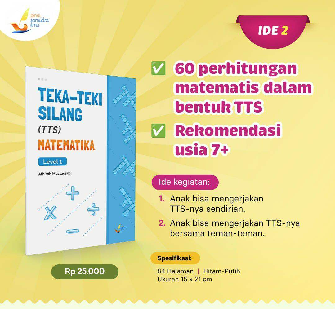 Teka-Teki Silang (TTS) Matematika Level 1 | Lazada Indonesia