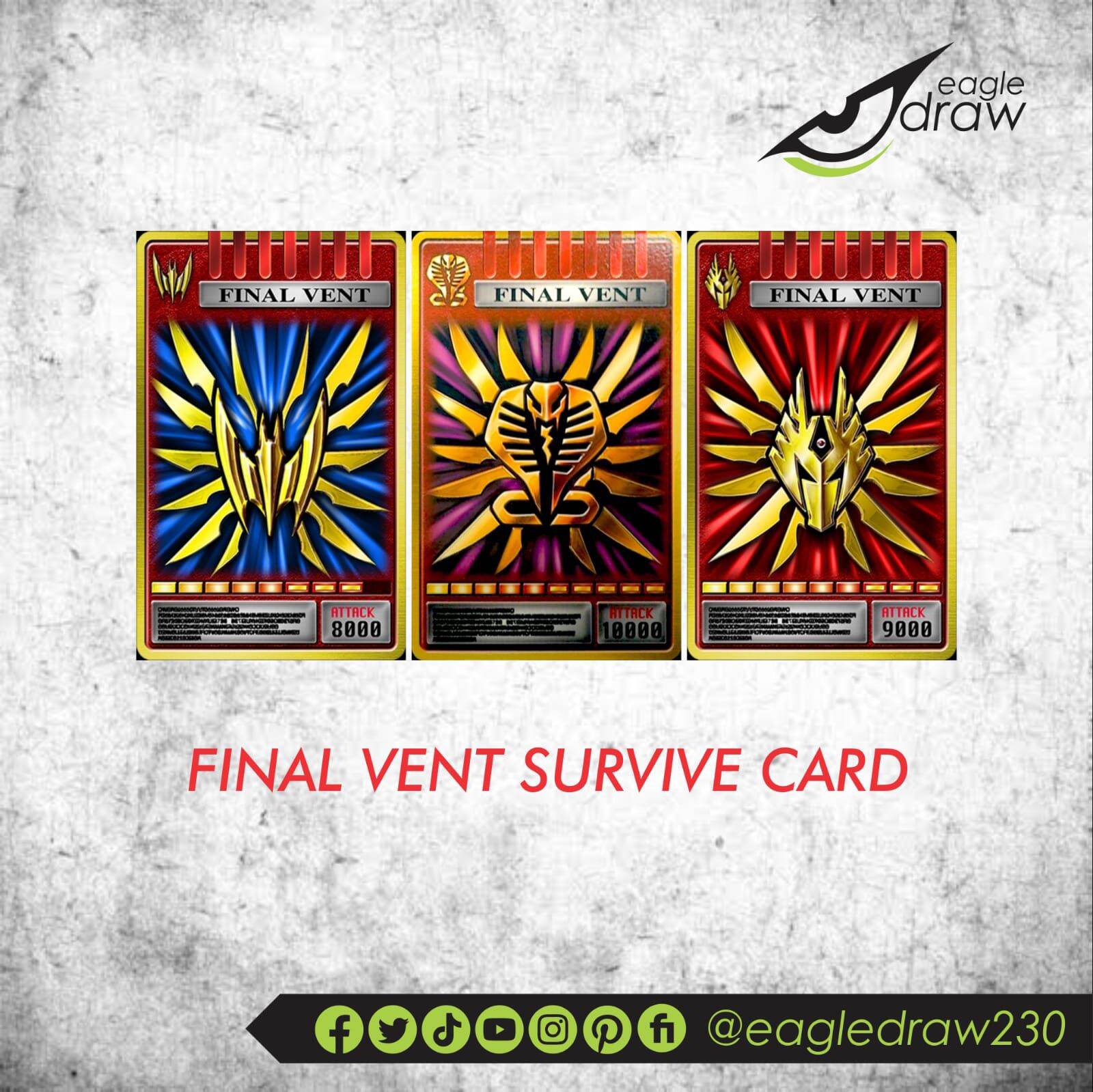 Garskin Kartu ATM Final Vent Card KAmen Rider Ryuki | Lazada Indonesia