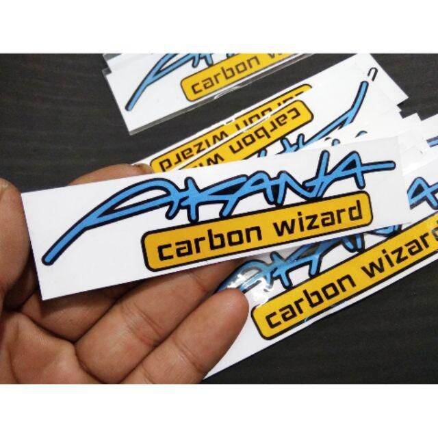 Sticker stiker cutting AKANA CARBON WIZARD THAILAND THAILOOK MOTHAI ...
