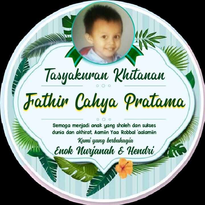 stiker label tasyakuran khitanan/50 lembar | Lazada Indonesia