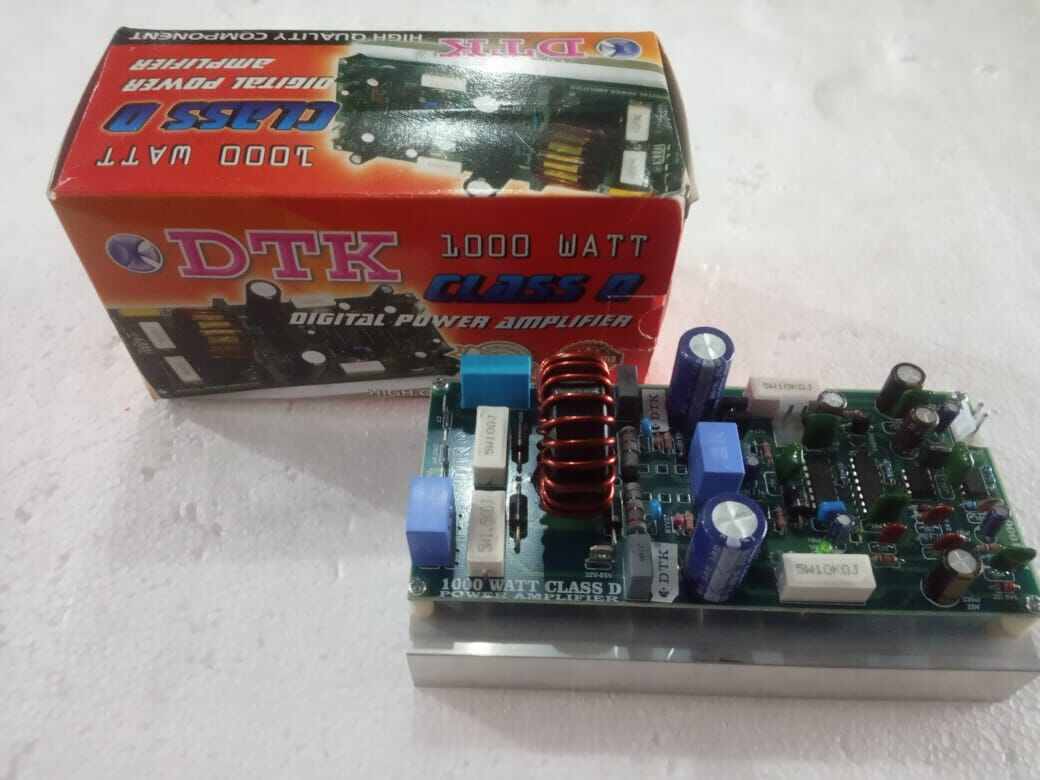 KIT POWER AMPLIFIER CLASS D 1000WATT DTK (HARGA SUDAH TERMASUK PACKING ...