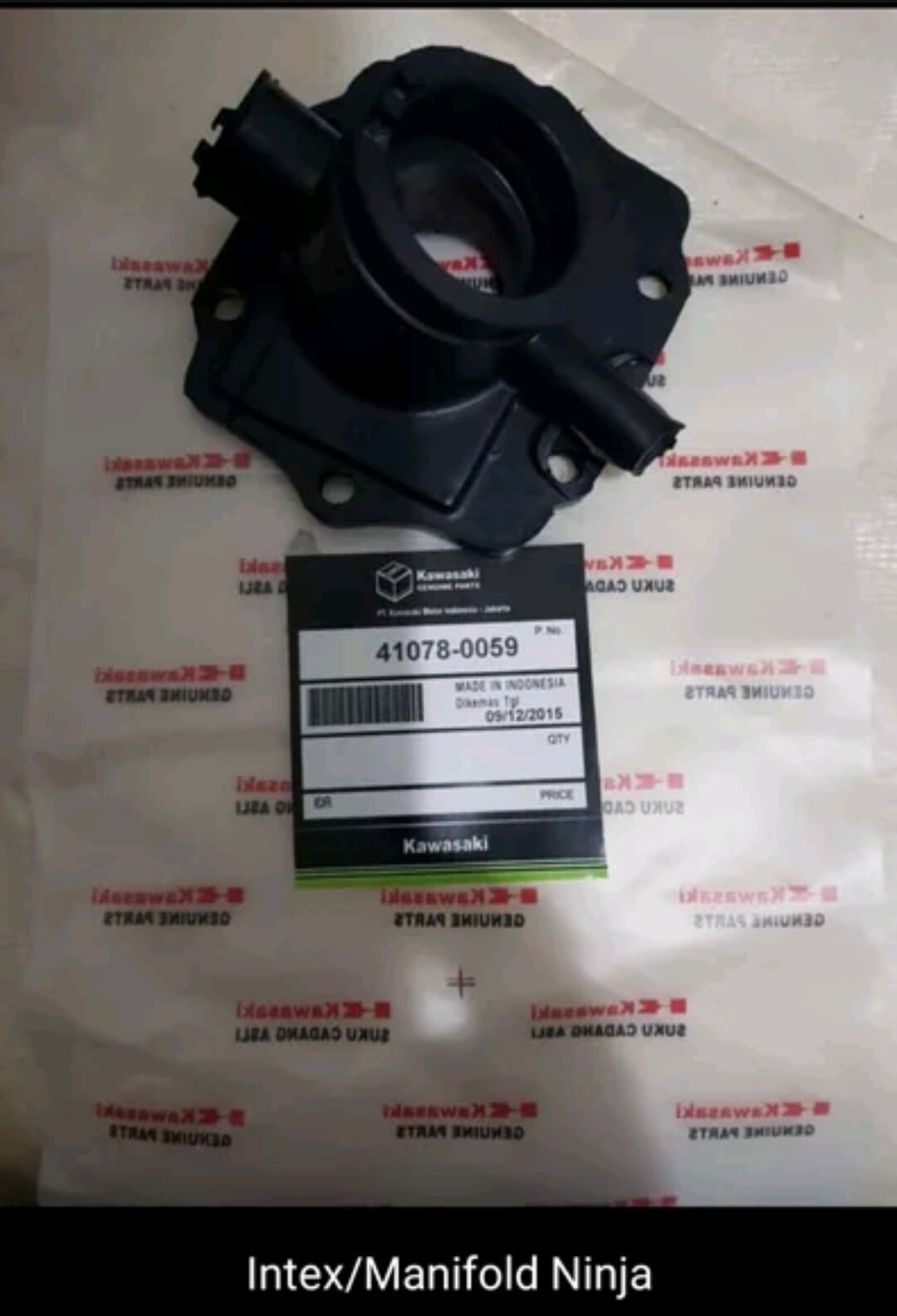 Intex Intek intake manipol karbulator Ninja 150 RR Kawasaki | Lazada ...
