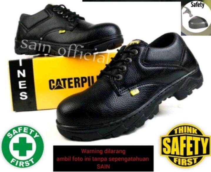 Sepatu Safety Kicker & Caltepillar Boots Ujung Besi Safety Shoes ...