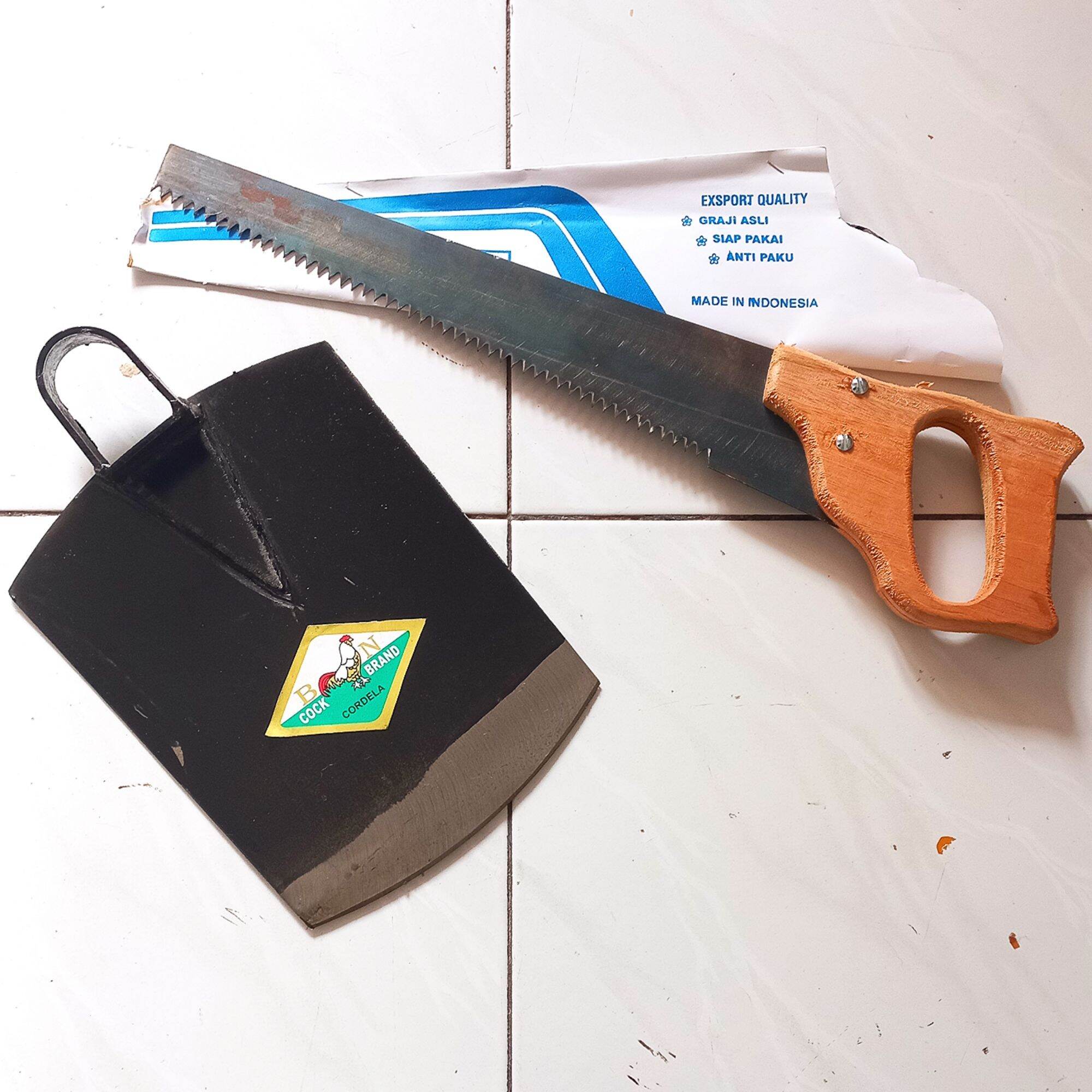PAKET ALAT PERTUKANGAN GERGAJI POTONG METERAN LINGGIS CANGKUL KIKIR VPR ...