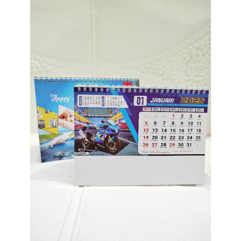 KALENDER MEJA KERJA / KALENDER DUDUK TAHUN 2025 | Lazada Indonesia