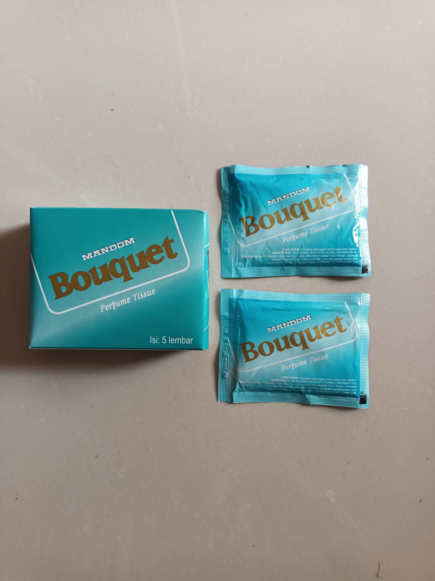 GATSBY - MANDOM Perfume Tissue (1 pak isi 5 lbr) minimal order 2 pak ...