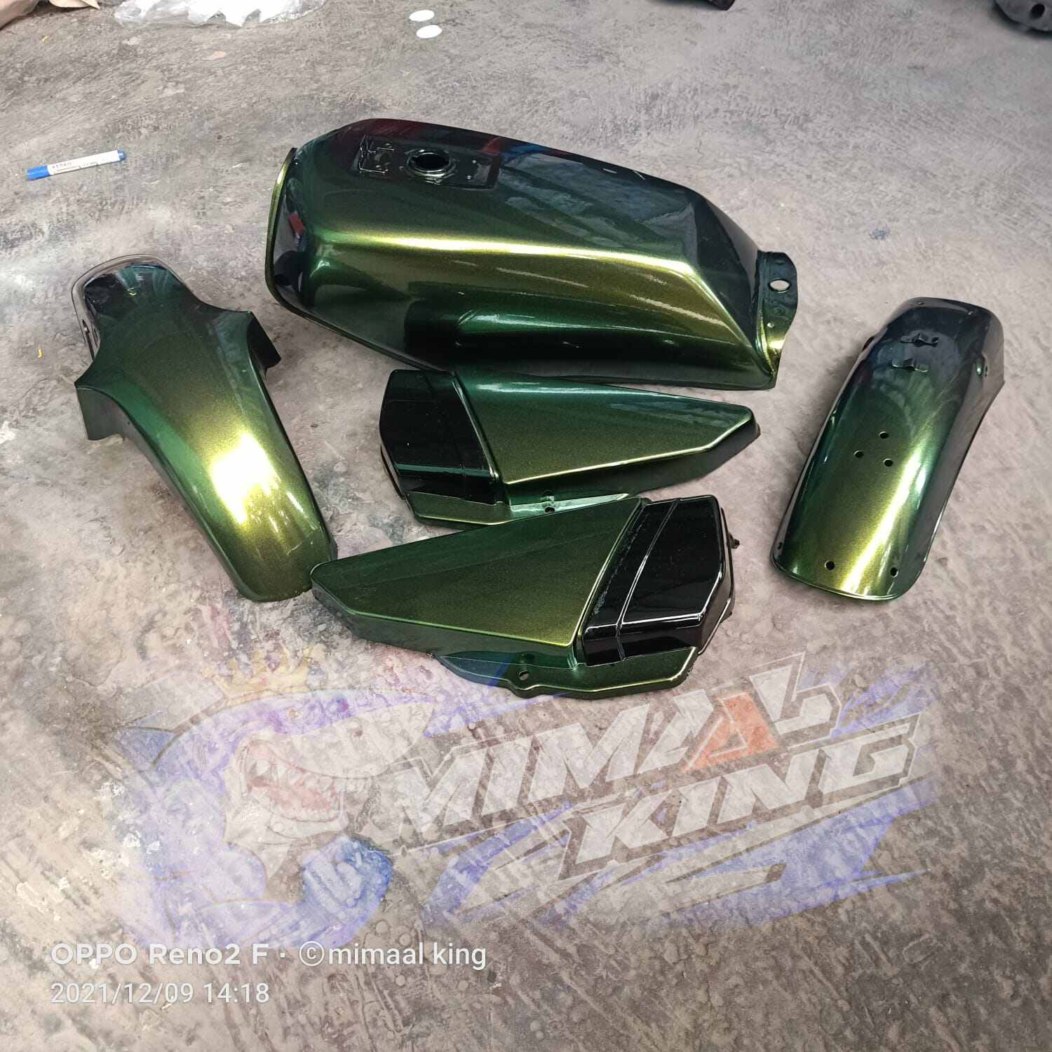 tengki rx king full set CKD bunglon hijau | Lazada Indonesia