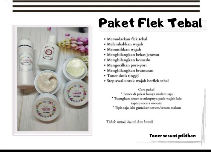 paket flek tebal/flek hitam/flek hitam tebal/penuaan dini | Lazada Indonesia