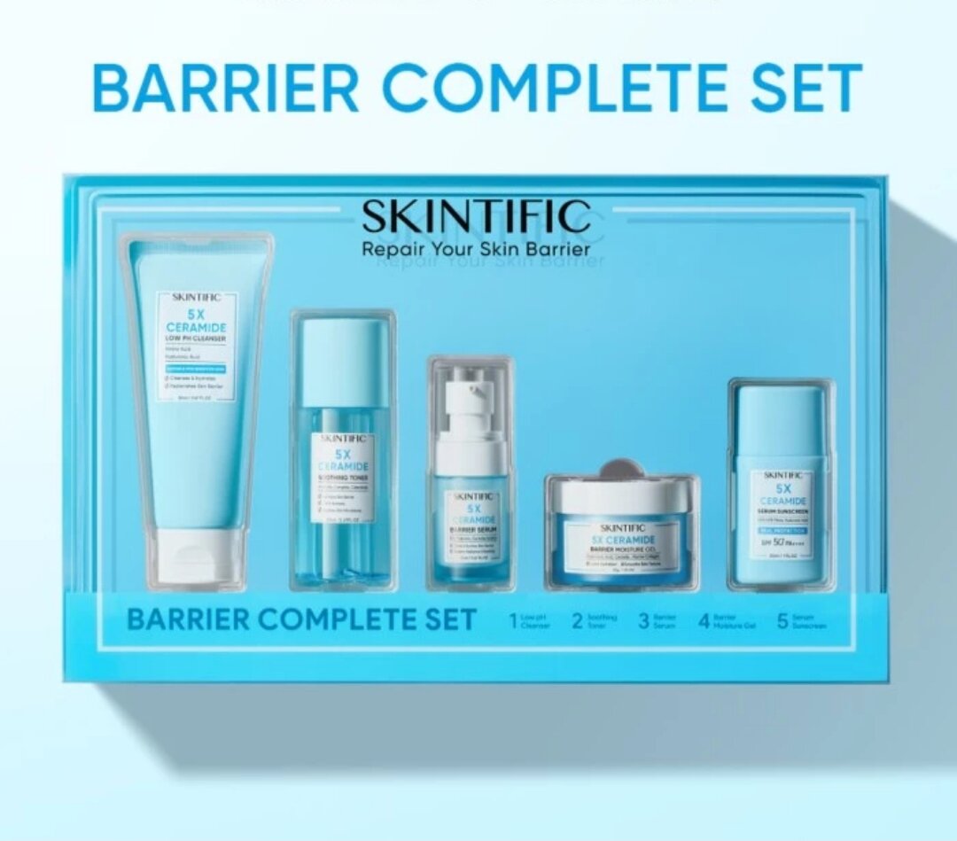SKINTIFIC Barrier Complete Set - Paket Skincare 5x Ceramide Repair ...