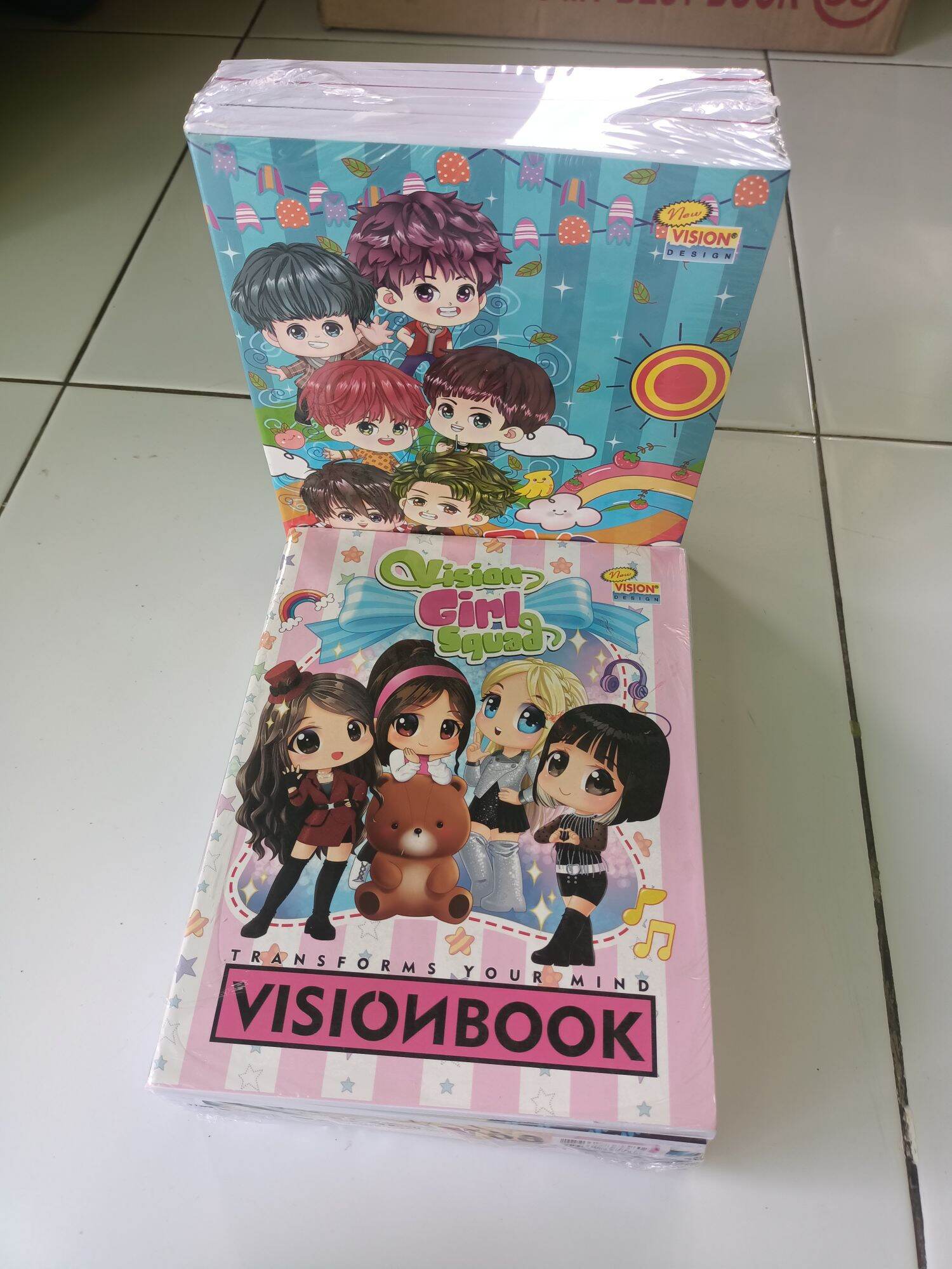 BUKU TULIS VISION 58 LEMBAR// 1 PAK ISI 10 PCS | Lazada Indonesia