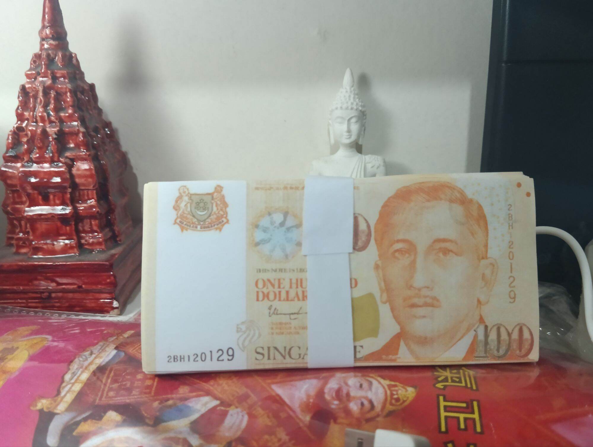 uang mainan 100 dollar Singapore singapura isi 100 untuk koleksi ...