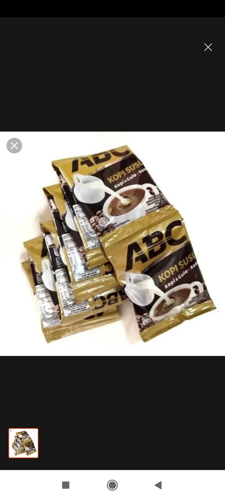 Kopi abc susu rencengan isi 10 pcs | Lazada Indonesia