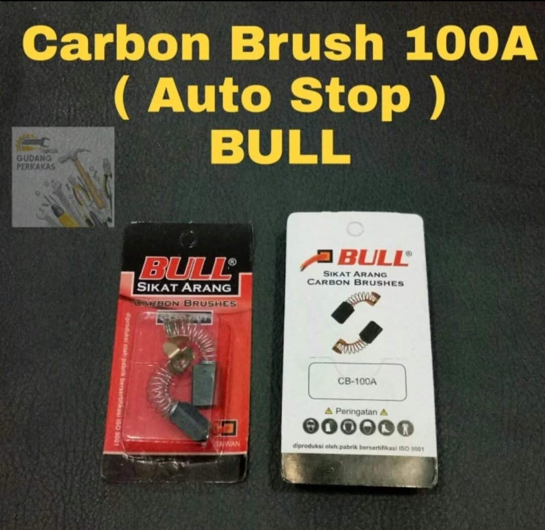 Carbon Brush CB 100A BULL - Sikat Arang Kul Bostel Brustel CB100 A ...