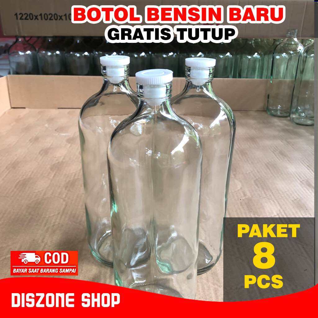 botol bensin 1 liter PAKET 8 PCS | Lazada Indonesia
