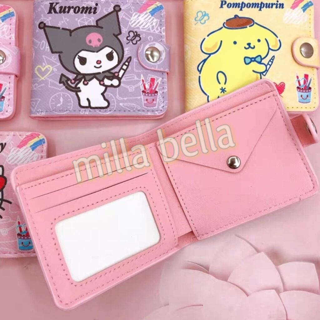 MB Dompet Klip PELANGI Kuromi Melody Cinnamoroll Pochacco Hello Kitty ...