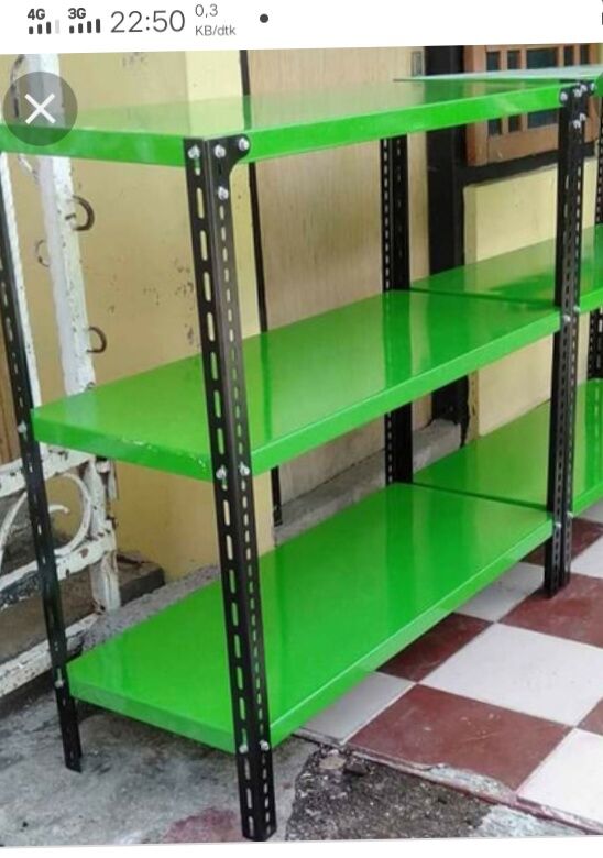 RaK besi murah berkualitas super kokoh panjang 100cm. tinggi 100cm ...