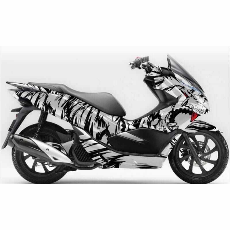 decal full body pcx 150 sticker variasi,stripping decal terbaru(warna ...