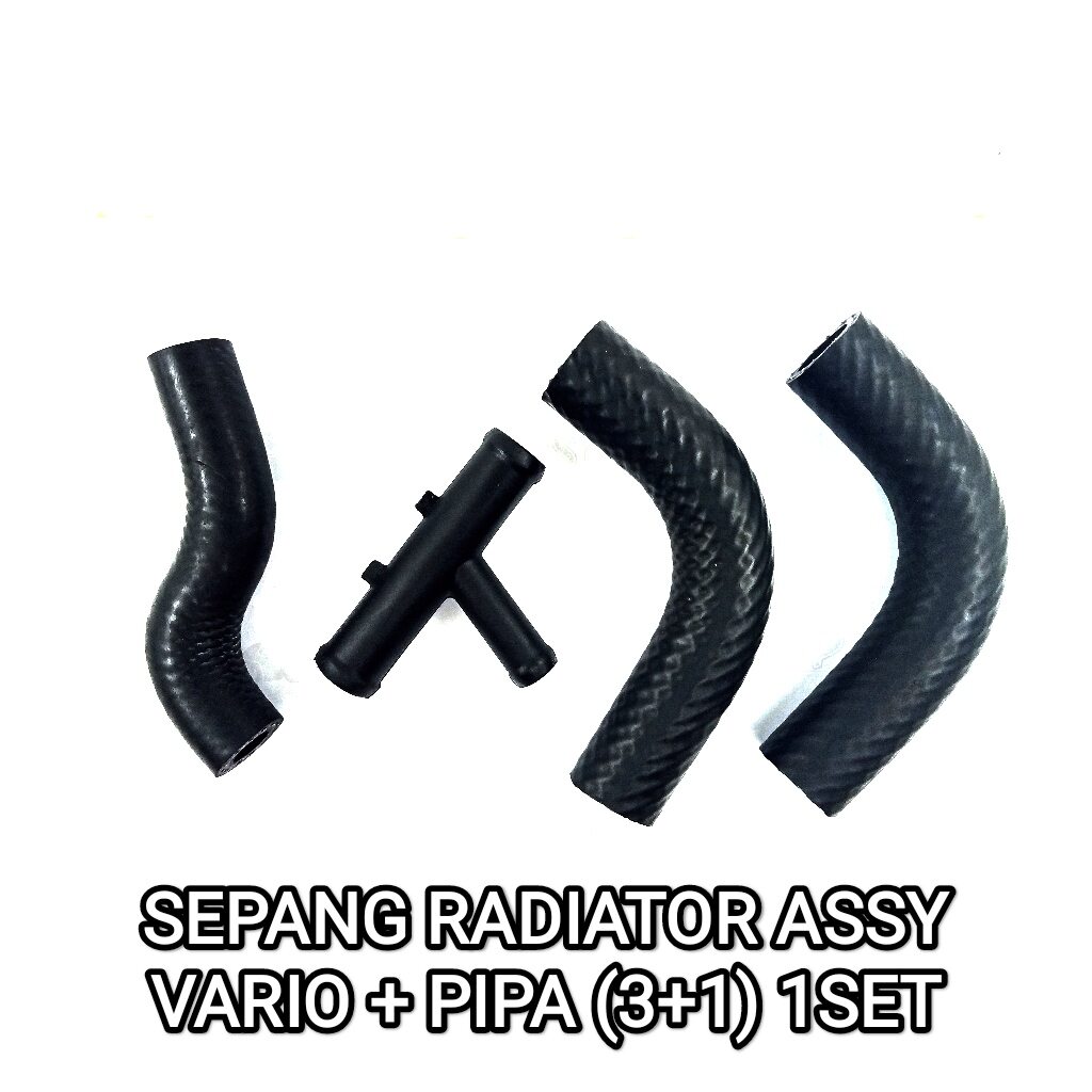 Selang Radiator Vario + Pipa (3+1) - Slang Penghubung Joint Three Way ...