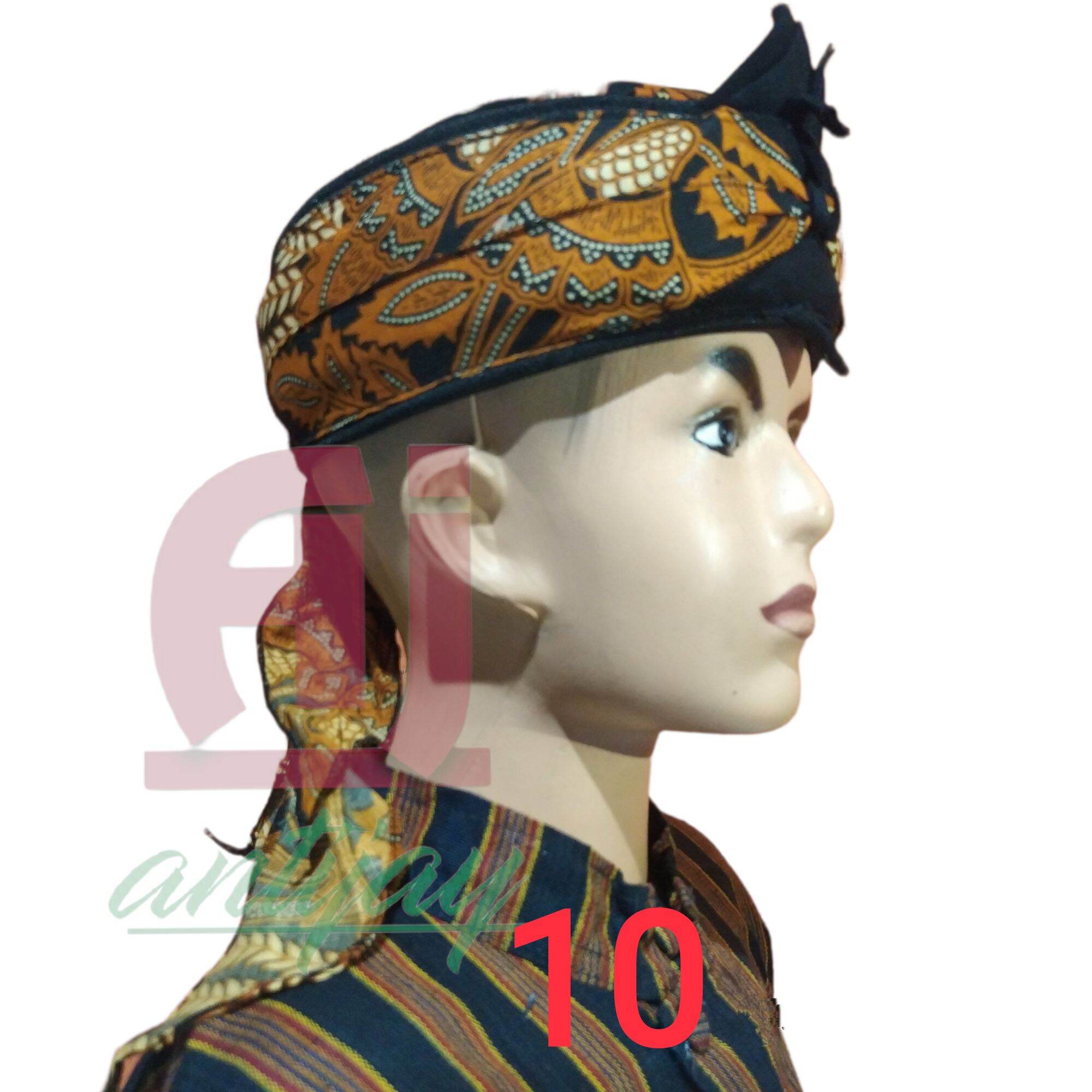 Blangkon anak kecil balita iket udeng kepala topi khas sunda jawa aneka ...