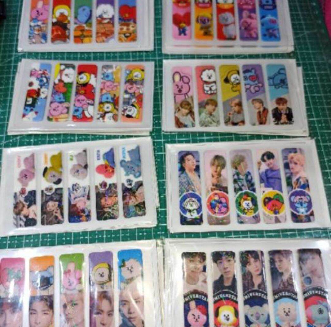 Pembatas buku bt21 bts blackpink plastik | Lazada Indonesia