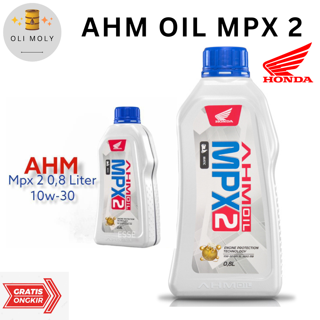 AHM OIL MPX 2 800 ML 10w-30 OLI MATIC MPX2 ORIGINAL | Lazada Indonesia