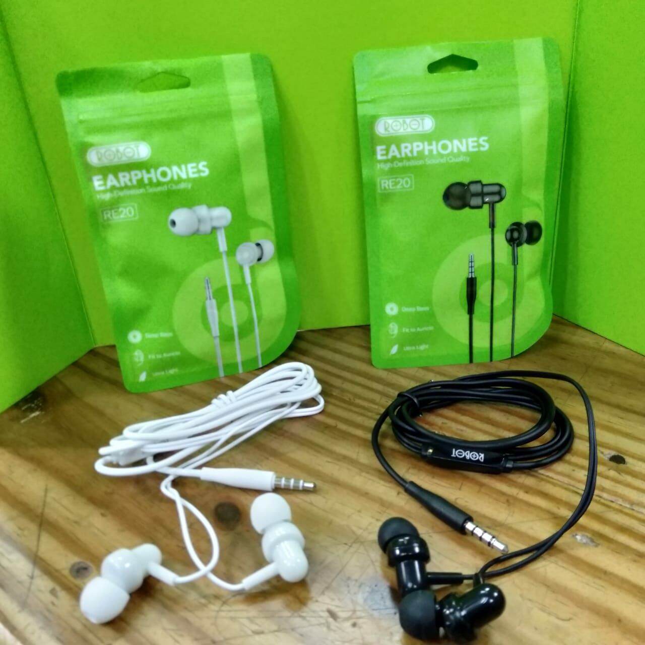 Robot RE20 Oblique In-Ear Deep Bass Ultra Light Wired | Lazada Indonesia