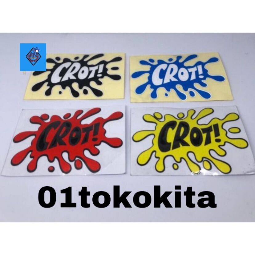 Sticker cuting CROT! stiker cutting harga grosir viral murah | Lazada ...