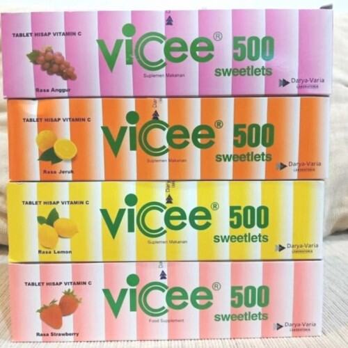 Vicee Vitamin C 500mg 1 box isi 100 Tablet | Lazada Indonesia