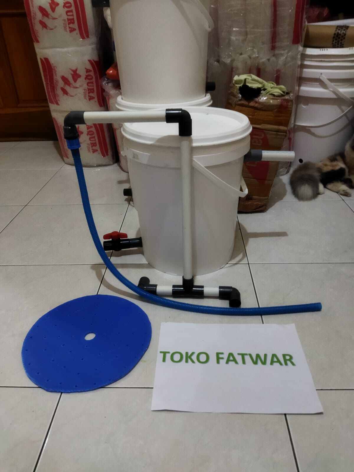 ember bio filter kolam ikan koi, lobster, kura kura input atas | Lazada ...