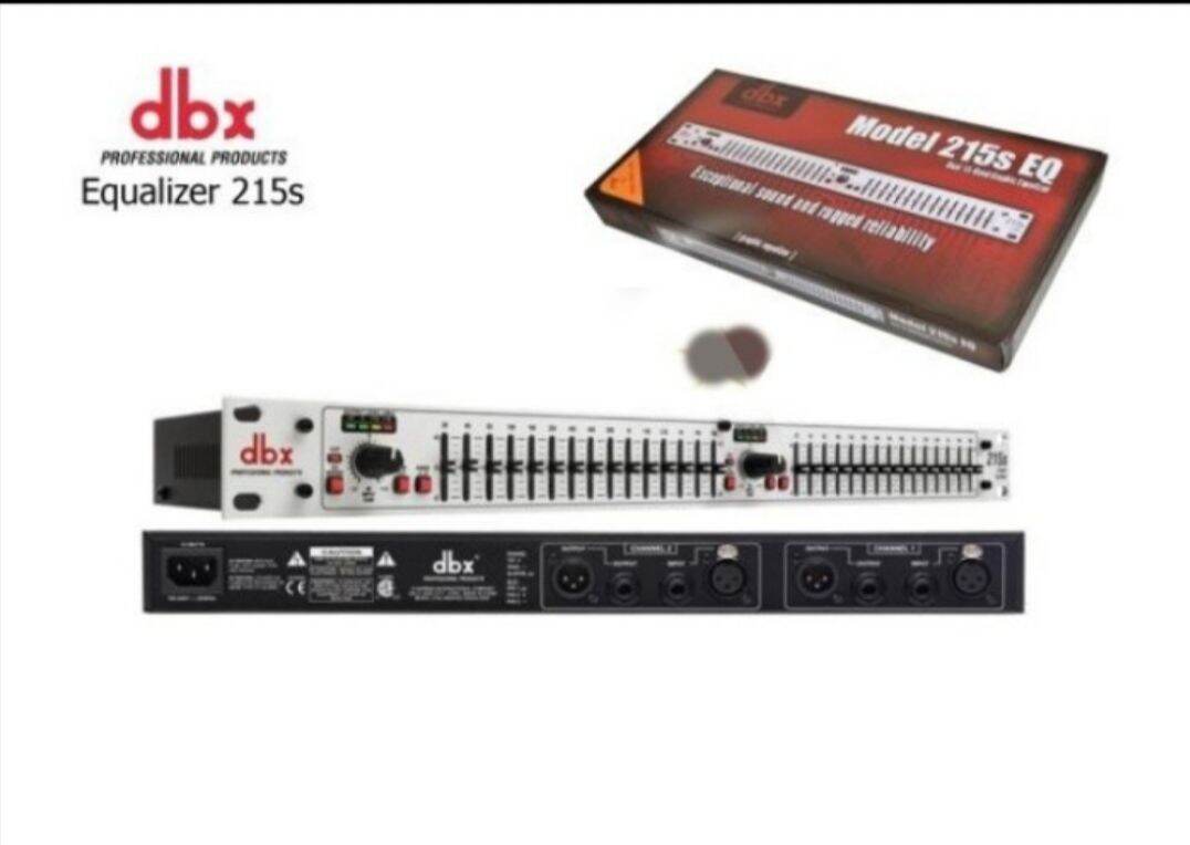 equaliser equalizer ekualiser dbx 215s silver | Lazada Indonesia