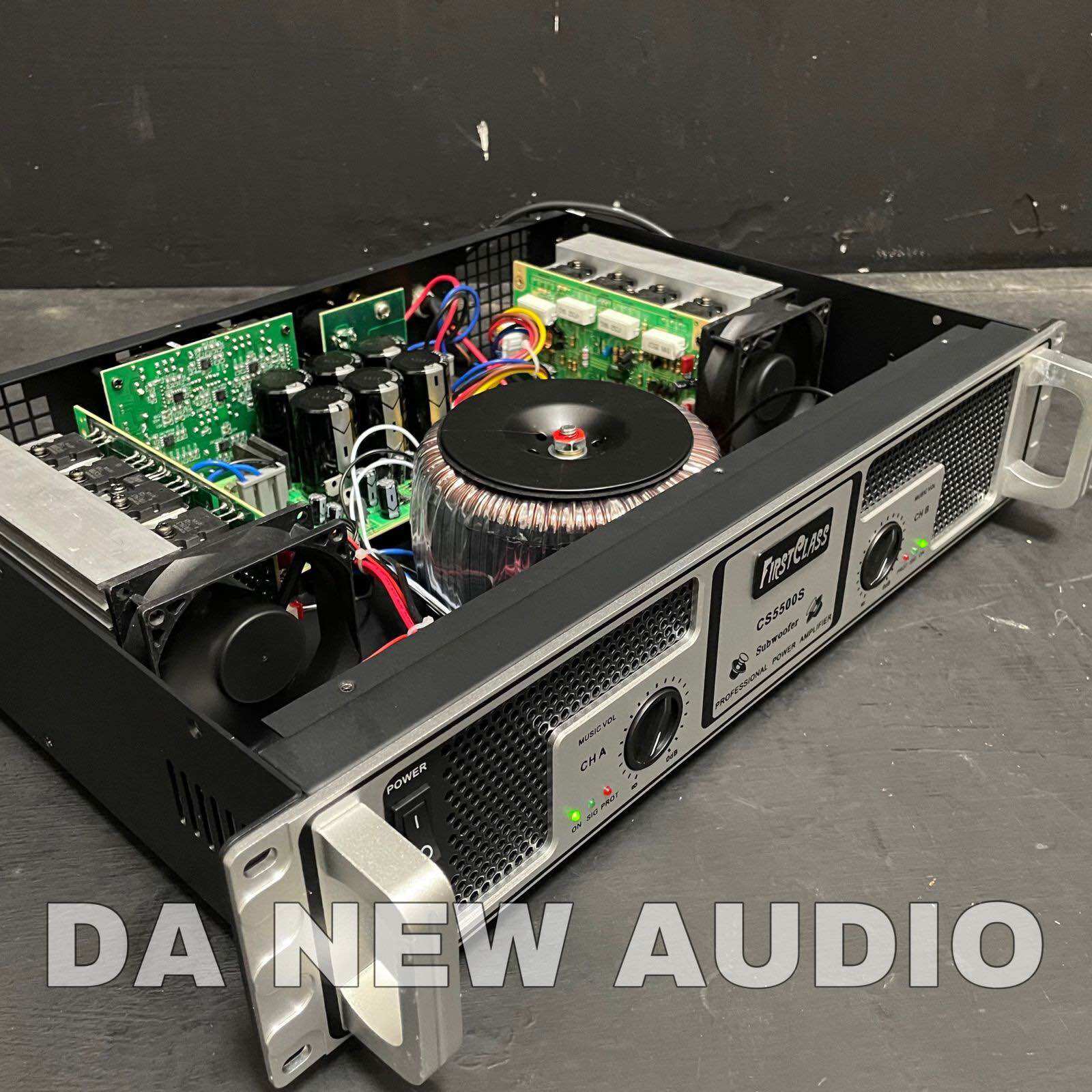 power firstclass cs5500s original 2 channel cs 5500 first class 15 amp ...