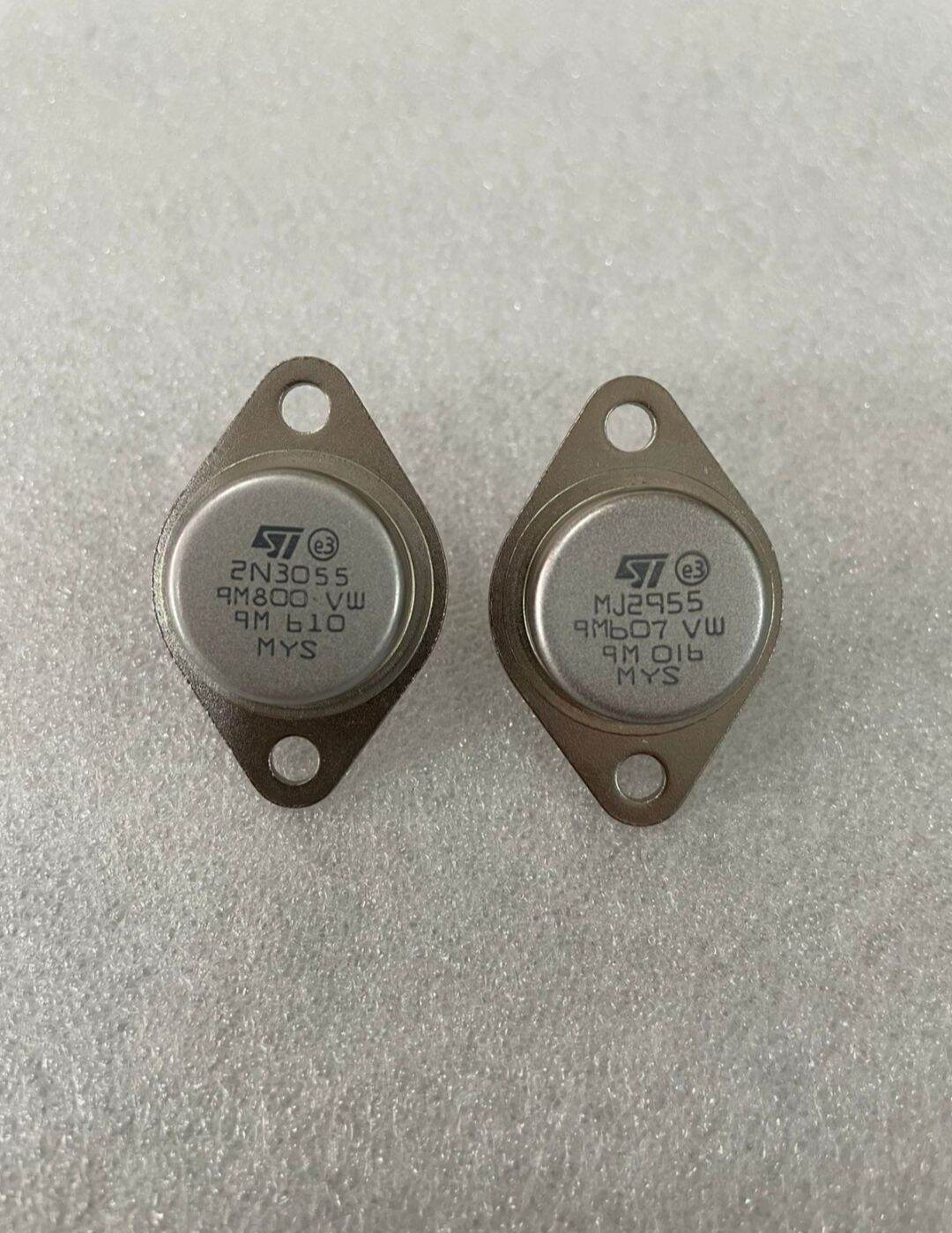 1SET TRANSISTOR JENGKOL 2N3055 MJ2955 2955 3055 ST RRT MALAYSIA ...