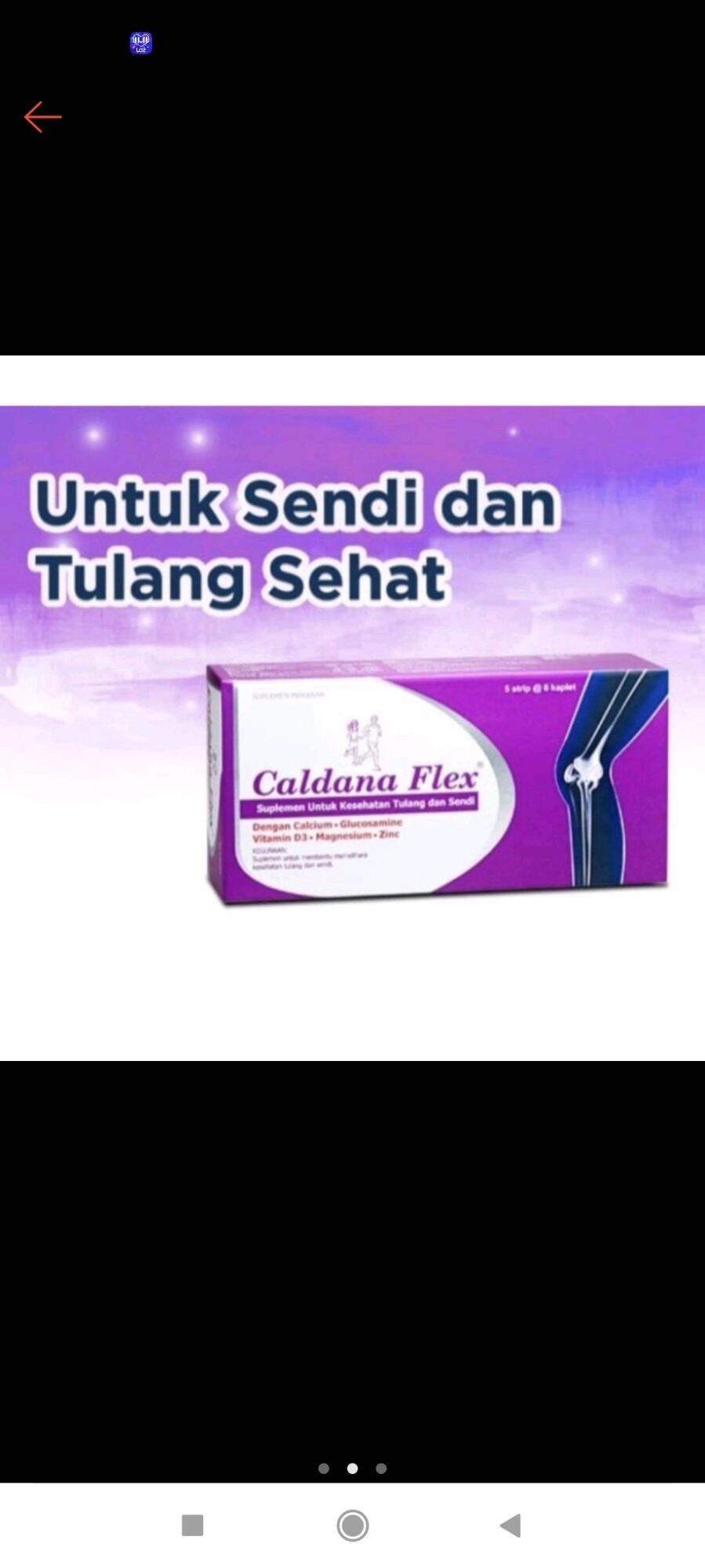 VITAMIN TULANG DAN SENDI CALDANA FLEX PER BOX (ISI 30 KAPLET) | Lazada ...