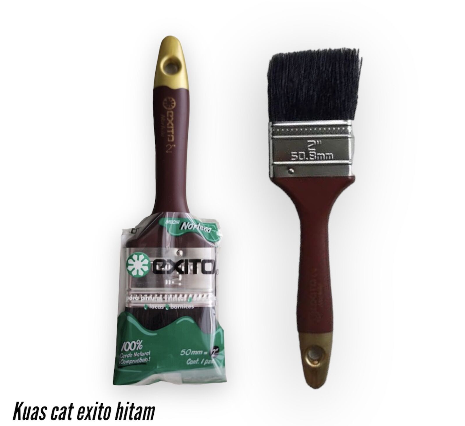 Kuas cat Exito hitam 1inch - 4inch | Lazada Indonesia