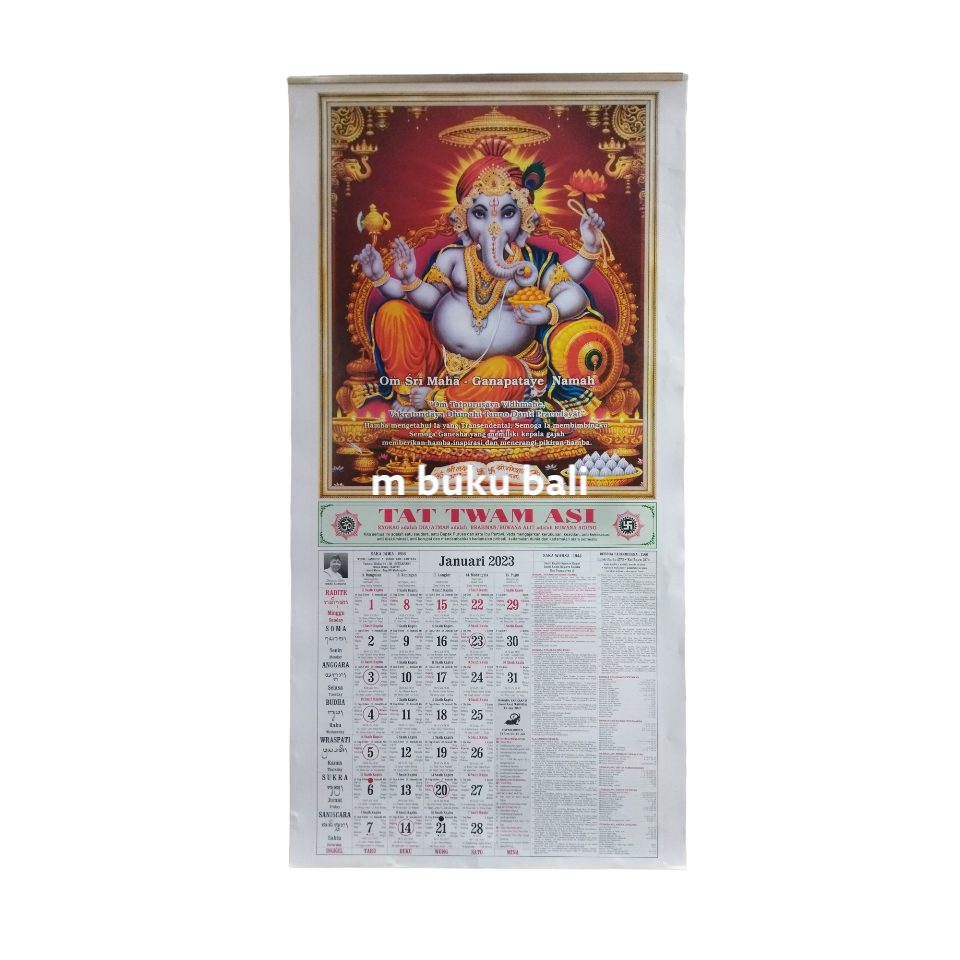 Kalender Bali 2023 Dinding Dewa-Dewi | Lazada Indonesia