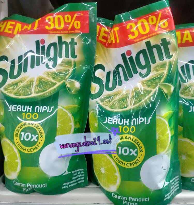 Sunlight Sabun Cuci Piring Jeruk Nipis Pouch 650ml | Lazada Indonesia