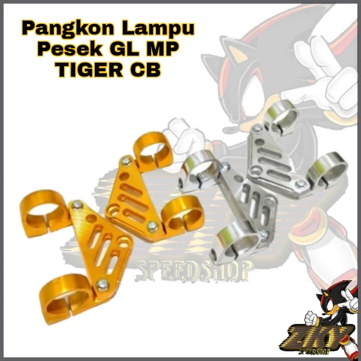 Breket Kupingan Pangkon Lampu Cincin Model CNC Super Pesek GL MEGA PRO ...