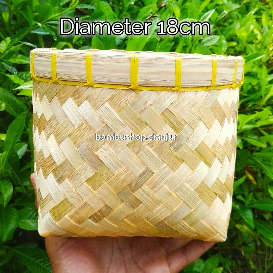 Bakul Bambu | Boboko jingko | Bakul Nasi Anyaman Bambu | Lazada Indonesia