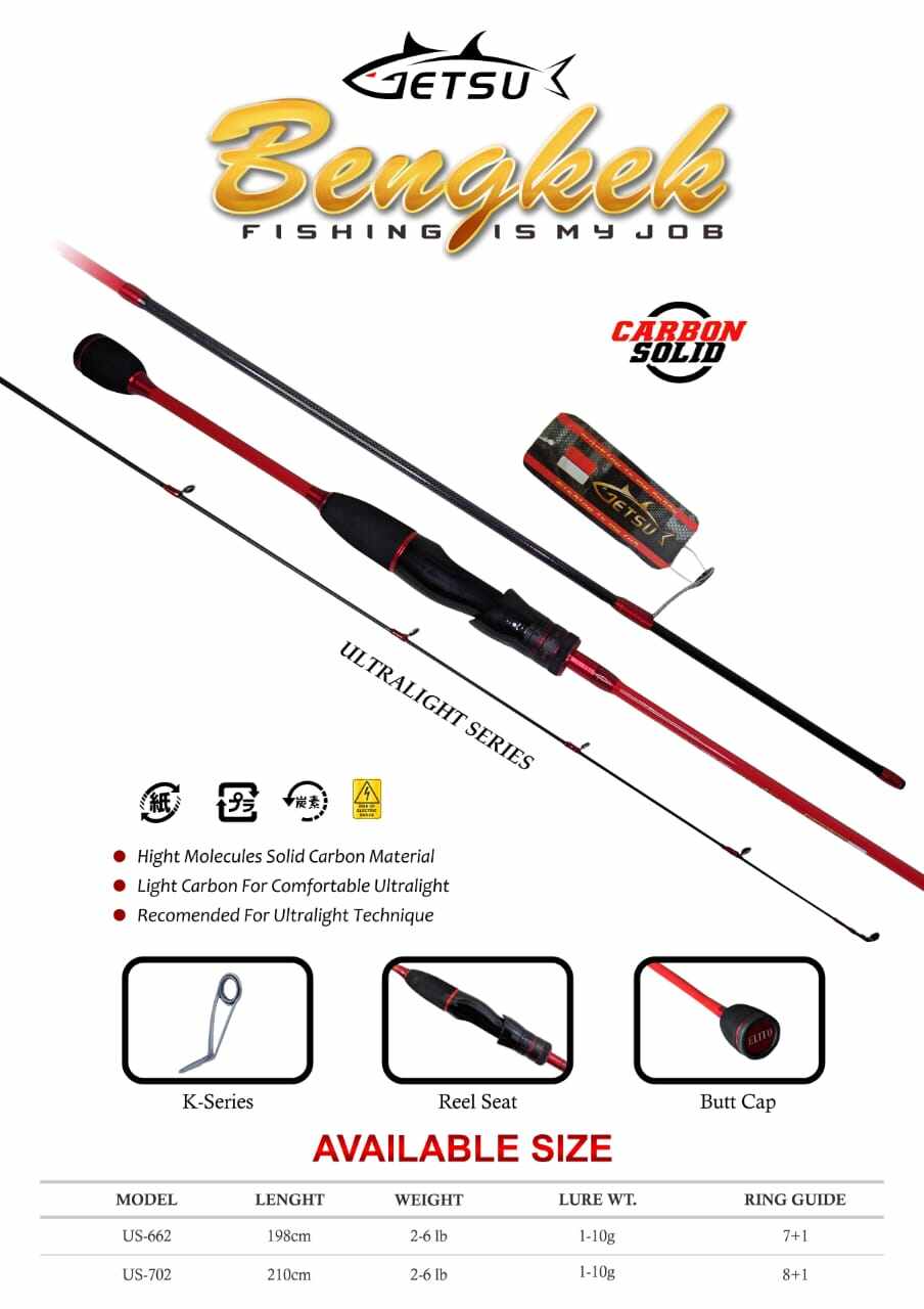 JORAN GETSU BENGKEK US 662/702 UL CARBON SOLID | Lazada Indonesia