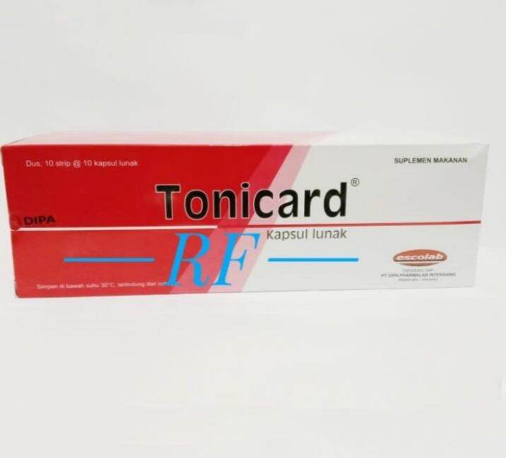 Tonicard Capsule isi 100 (Escolab/Dipa) Kemasan Baru | Lazada Indonesia