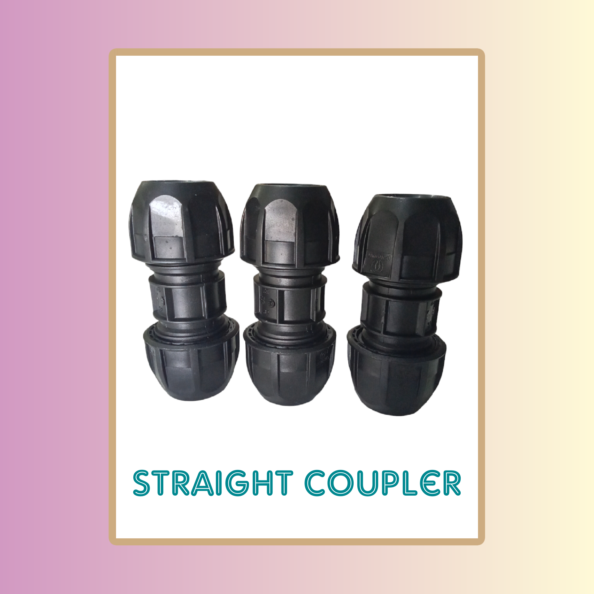 sambungan pipa hdpe straight coupler 3inch atau 90mm | Lazada Indonesia